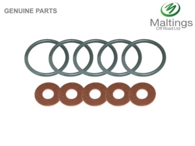 TD5 INJECTOR SEALS TD5 INJECTOR WASHERS + ORINGS GENUINE LR DEFENDER ...
