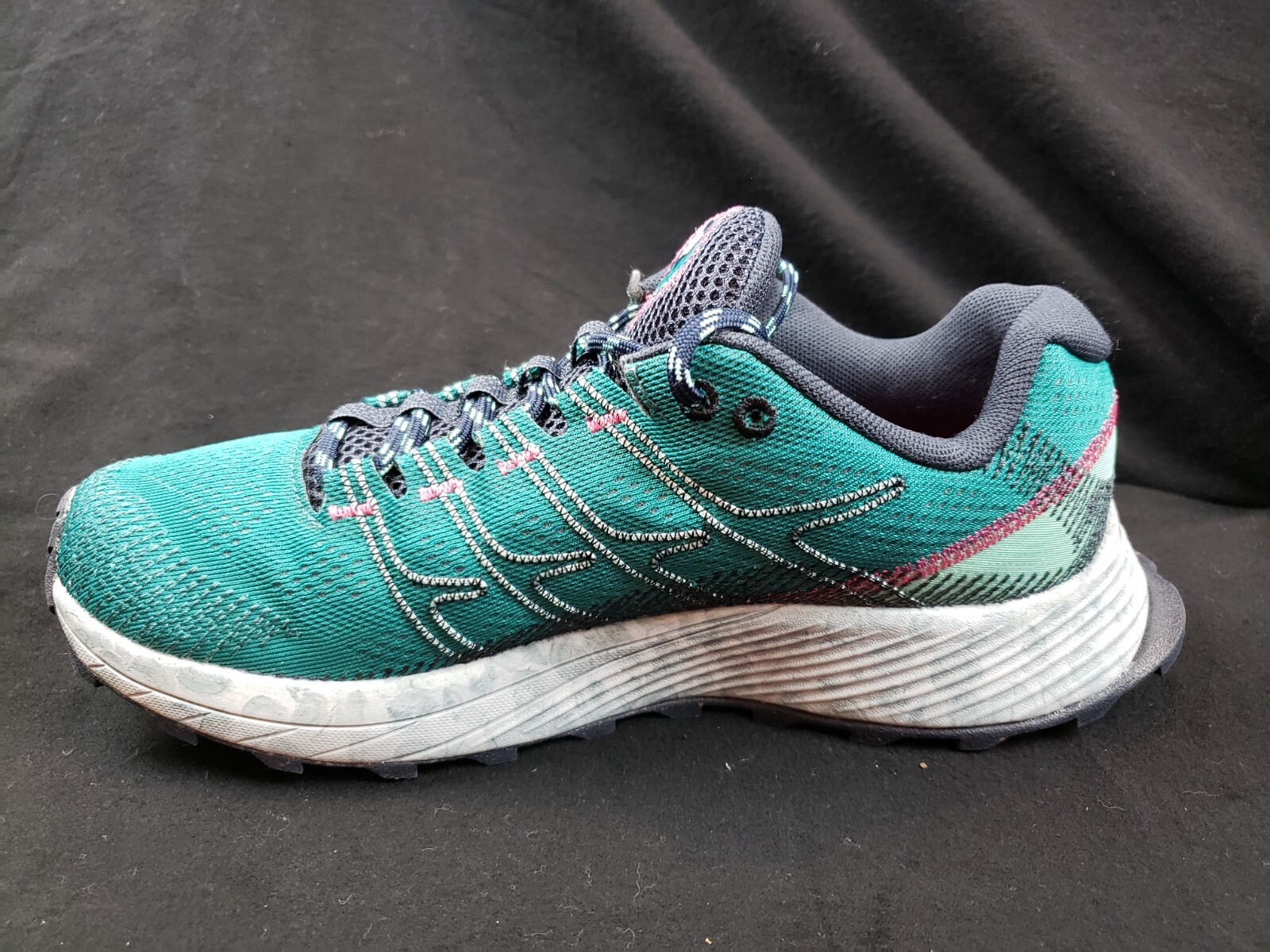 Merrell FloatPro Moab Flight Vibram Marine Blue Lace-… - Gem