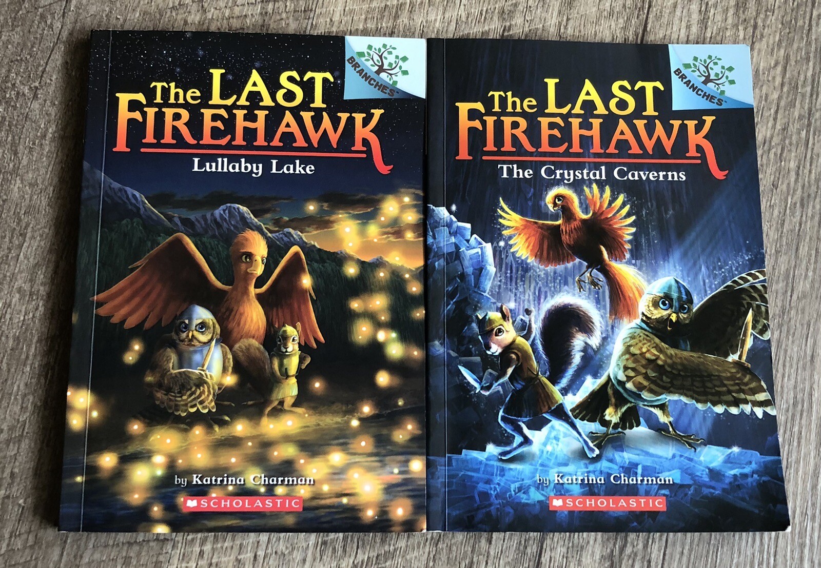 Lot 2 The Last Firehawk Book Series By Katrina Charman 2,4 Scholastic ...