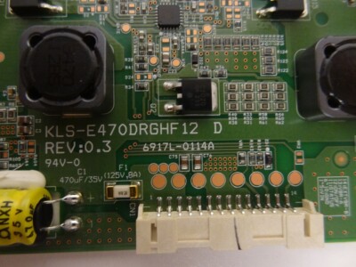 LG 47WS50MS-BL LED Driver (KLS-E470DRGHF12) 6917L-0114A | eBay