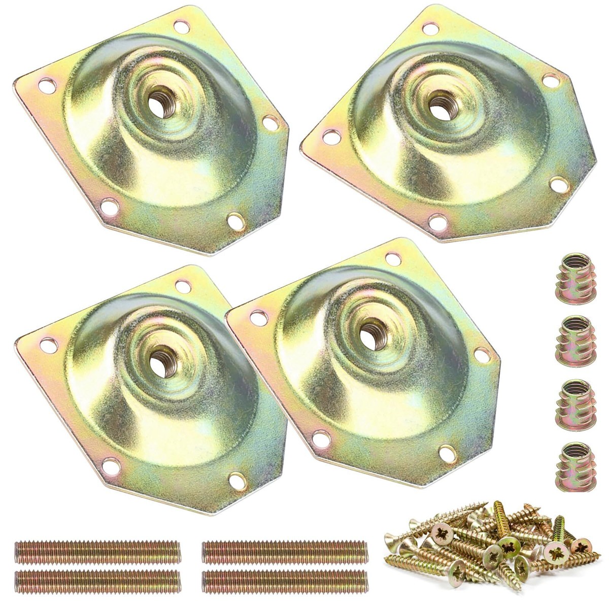 Corner Plate Hardware Wood Legs