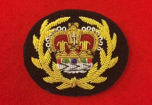 Black WO2 Mess Dress Badge Warrant Officer 2 Wreath RQ RQMS Black Badge ...
