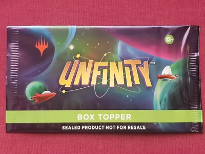 Magic The Gathering UNFINITY BOX TOPPER New Sealed Booster Pack MTG | eBay