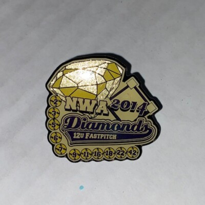 NWA Diamonds 12U Fastpitch 2014 Softball Enamel Lapel Pin | eBay