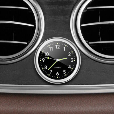 40mm Car Clock Luminous Auto Internal Stick-On Digital Watch Quartz ...