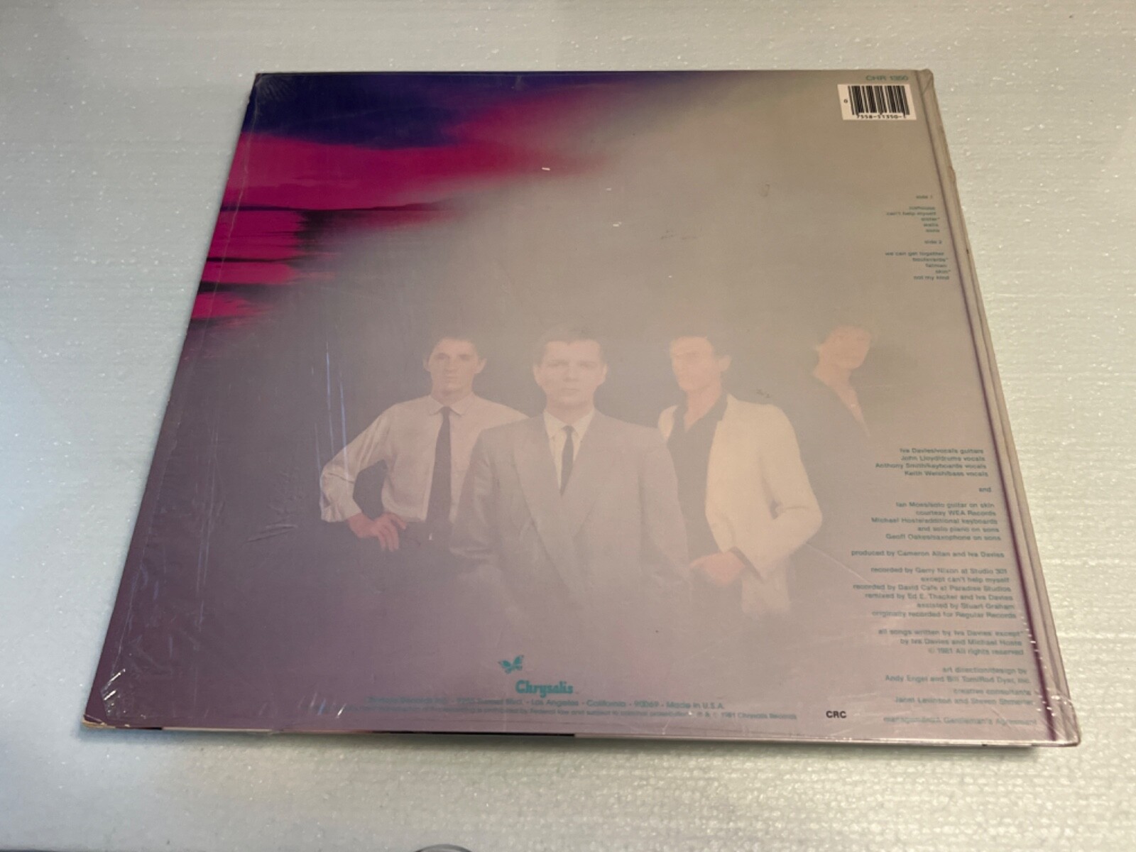 [EXCEL VINYL!] ICEHOUSE 1981 SELF TITLED LP USA CHRYSALIS CHR 1350 IN ...