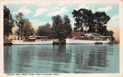 J70/ Port Clinton Ohio Postcard c1910 Yachts and Yacht Club 313 | eBay