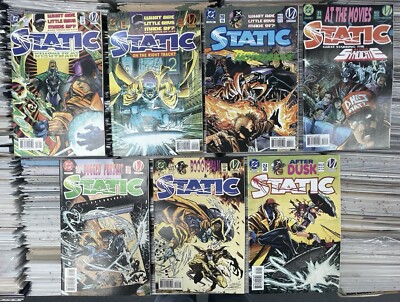 STATIC #18 #19 #20 #21 #22 #23 #24 DC MILESTONE COMICS LOW PRINT RUN ...