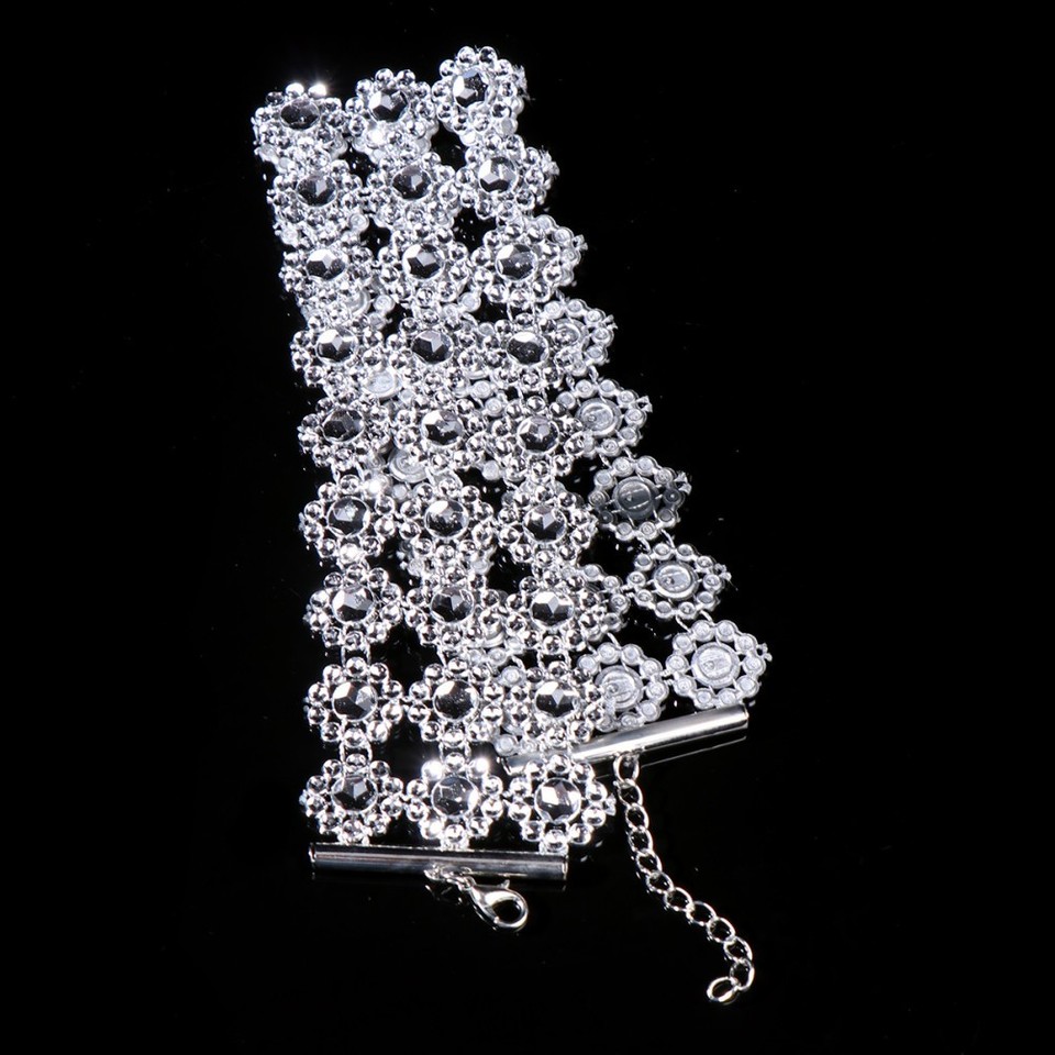 Acrylic Necklace Short Style Multilayer Concave Crystal Neck Chain ...