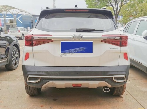 For 2020 2021 Kia Seltos KX3 Stainless Steel Rear Exhaust Muffler Tip ...