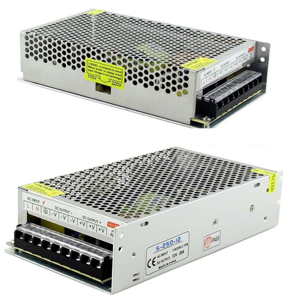 AC 110V-220V TO DC 5V 12V 24V 2A 10A 15A 20A 40A 60A Switch Power ...