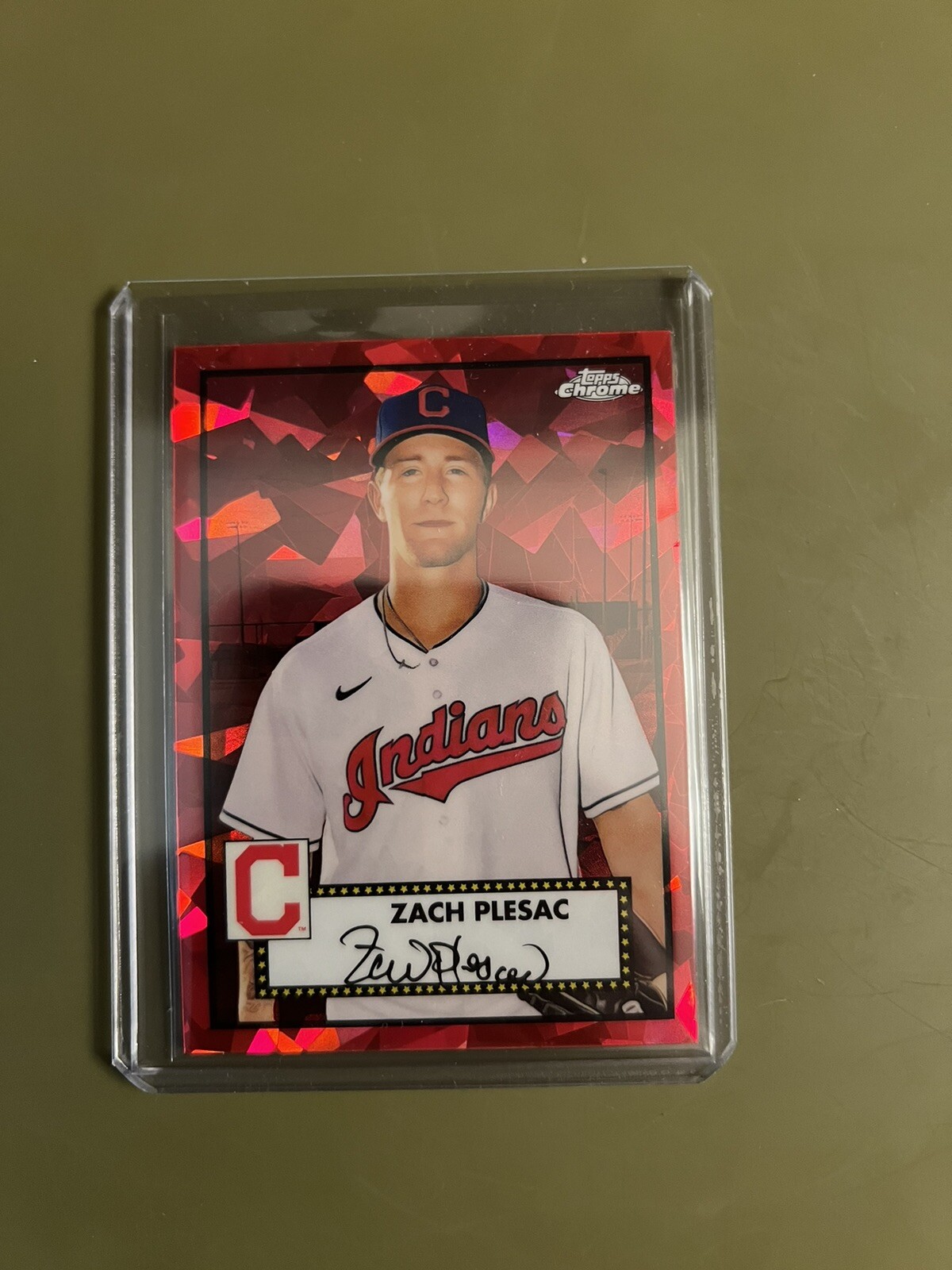 2021 Topps Chrome Platinum Anniversary - Red Atomic Refractor #256 Zach ...