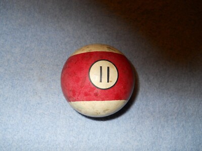 Vintage Clay Billiard Ball - #11 | eBay