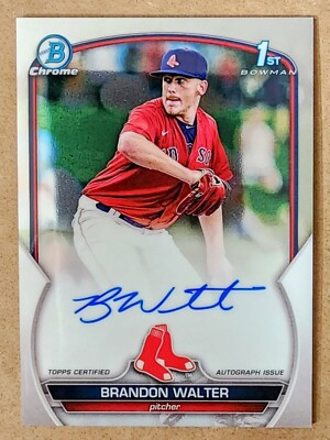 2023 Bowman Chrome Brandon Walter 1st Bowman ON CARD Auto CPA-BWR ...