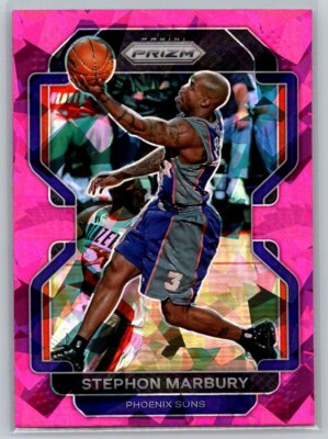 2021-22 Panini Prizm Stephon Marbury Pink Ice #277 Suns | eBay