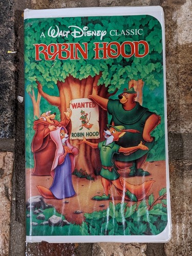 Walt Disney Classic Robin Hood RARE Black Diamond VHS Movie ...