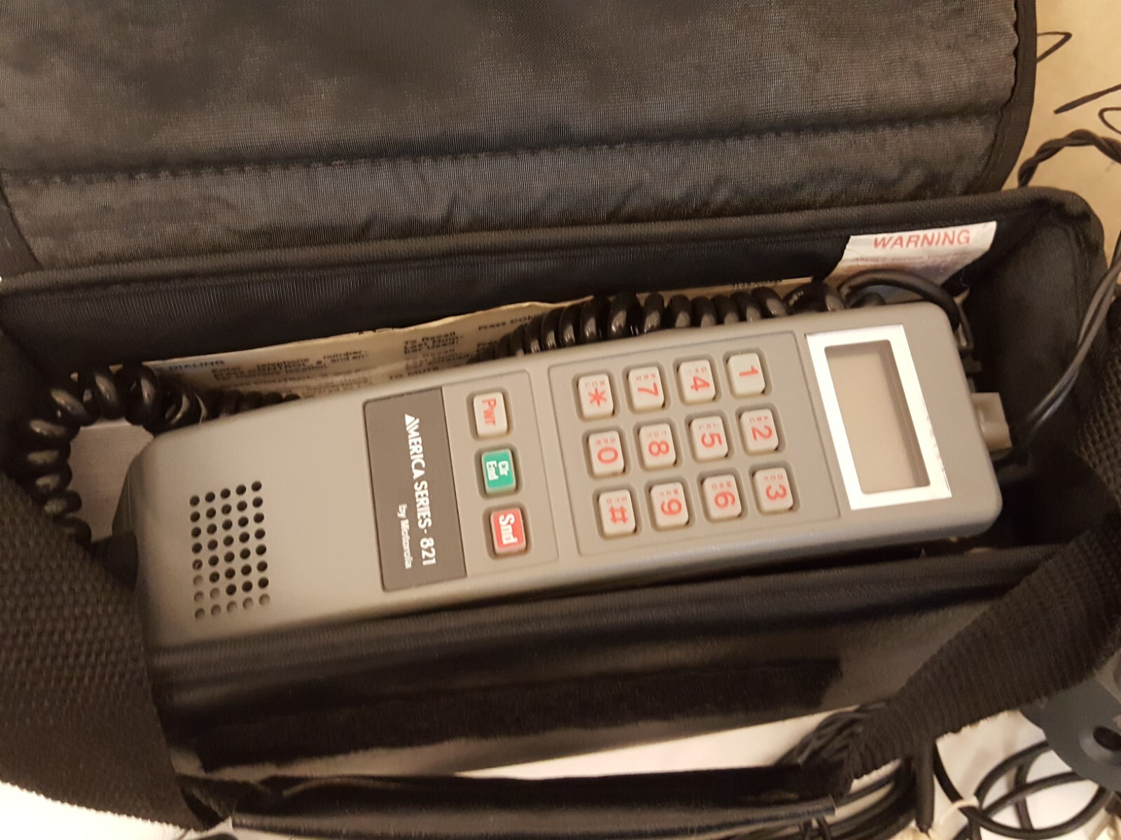 Vintage Motorola car phone in original box America Series 821 cellular ...