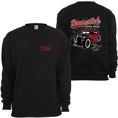 Sweatshirt schwarz V8 Hot Rod US Car&`50 Stylemotiv Modell Boomstick | eBay