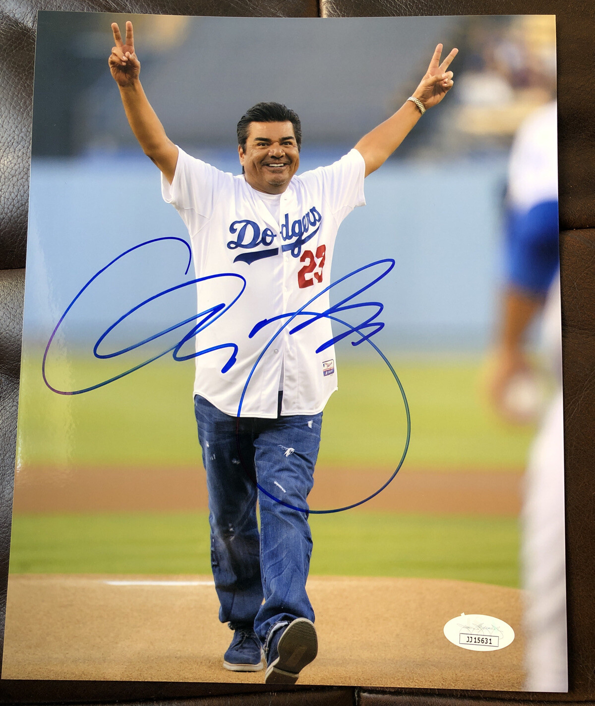 GEORGE LOPEZ Signed Lopez Dodgers 8x10 Photo Autographed JSA Authentic ...