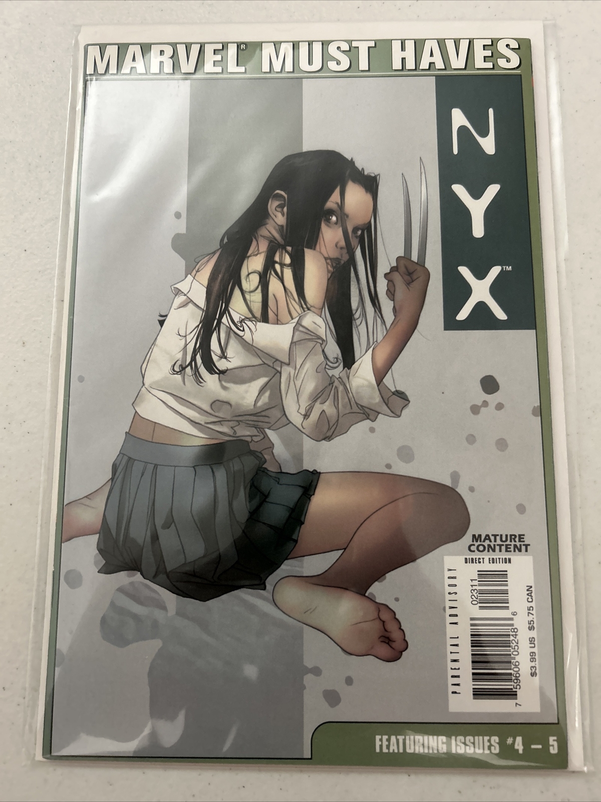 Marvel Must Haves: NYX #4-5 Marvel Comics X-23 Laura Kinney Deadpool ...
