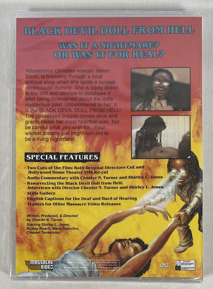 Black Devil Doll from Hell (DVD) Horror! NEW Massacre video | eBay