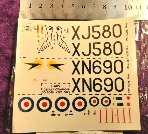 DECALS ONLY for Model Aircraft Kits 1:32 1:72 Multi Listings *COMPLETE ...