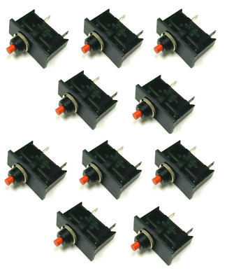 10pcs Universal Red Momentary Car Alarm Push Button Valet Switch Marine ...