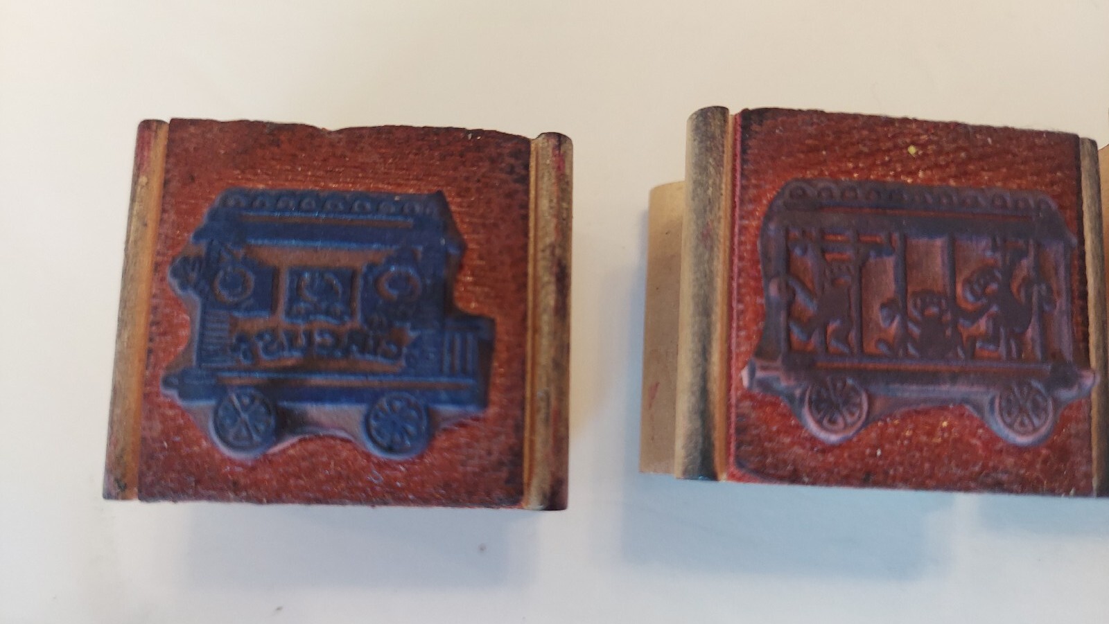 Judith Moffatt Rubber Stamp Kidstamps 1987 Circus Train Set 5 Stamps | eBay