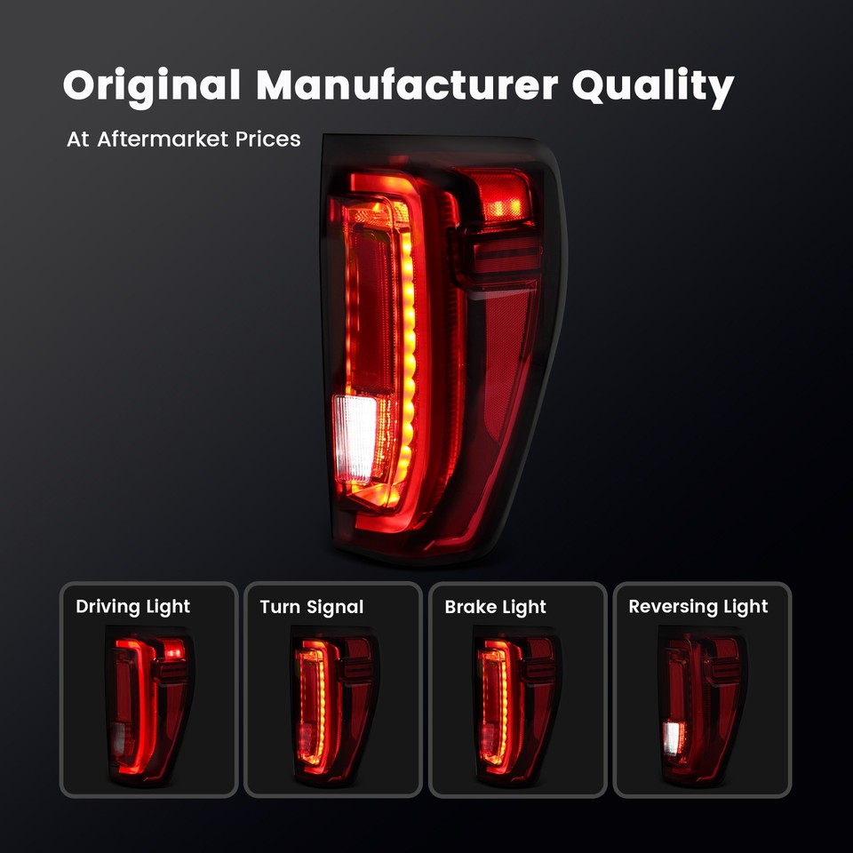 2019-2023 GMC Sierra 1500 Full LED Passenger Rear Taillight Brake Stop ...