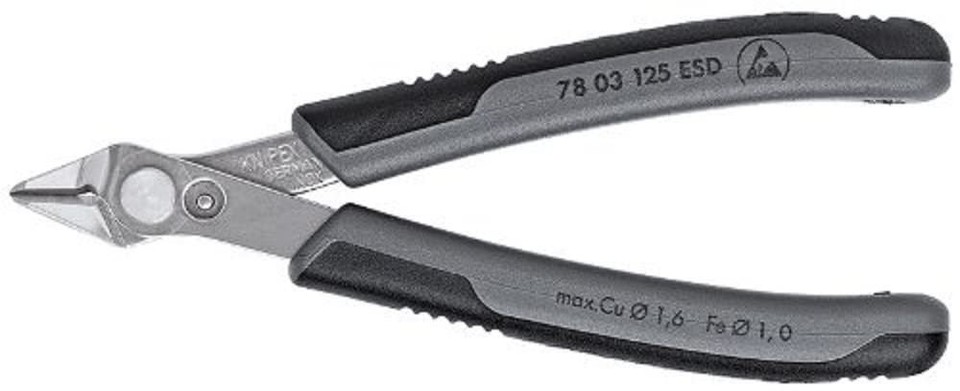 5-Inch Electronics Super-Knips, INOX Steel, ESD Safe Precision Cutting ...