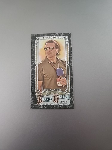 2025 Topps Allen & Ginter Dario Franchitti Black Border Mini Card ...