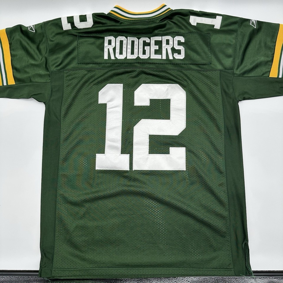 VTG Aaron Rodgers Green Bay Packers Reebok On Field Jersey Stitched ...