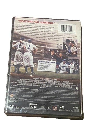 42: The Jackie Robinson Story (DVD, 2013 BRAND NEW SEALED Harrison Ford ...
