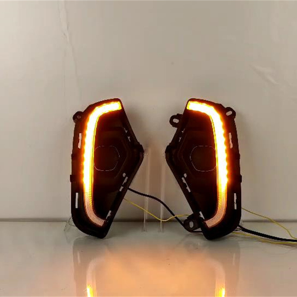 LED Daytime Running Lights DRL Streamer Yellow Turn Signals for Toyota ...