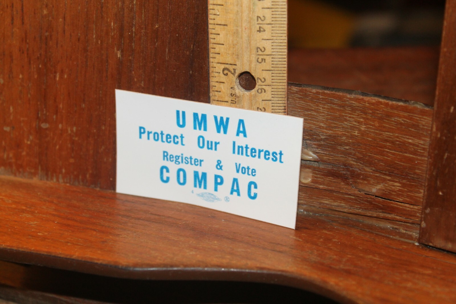 Vintage Coal Mining Decal Sticker UMWA Vote COMPAC | eBay