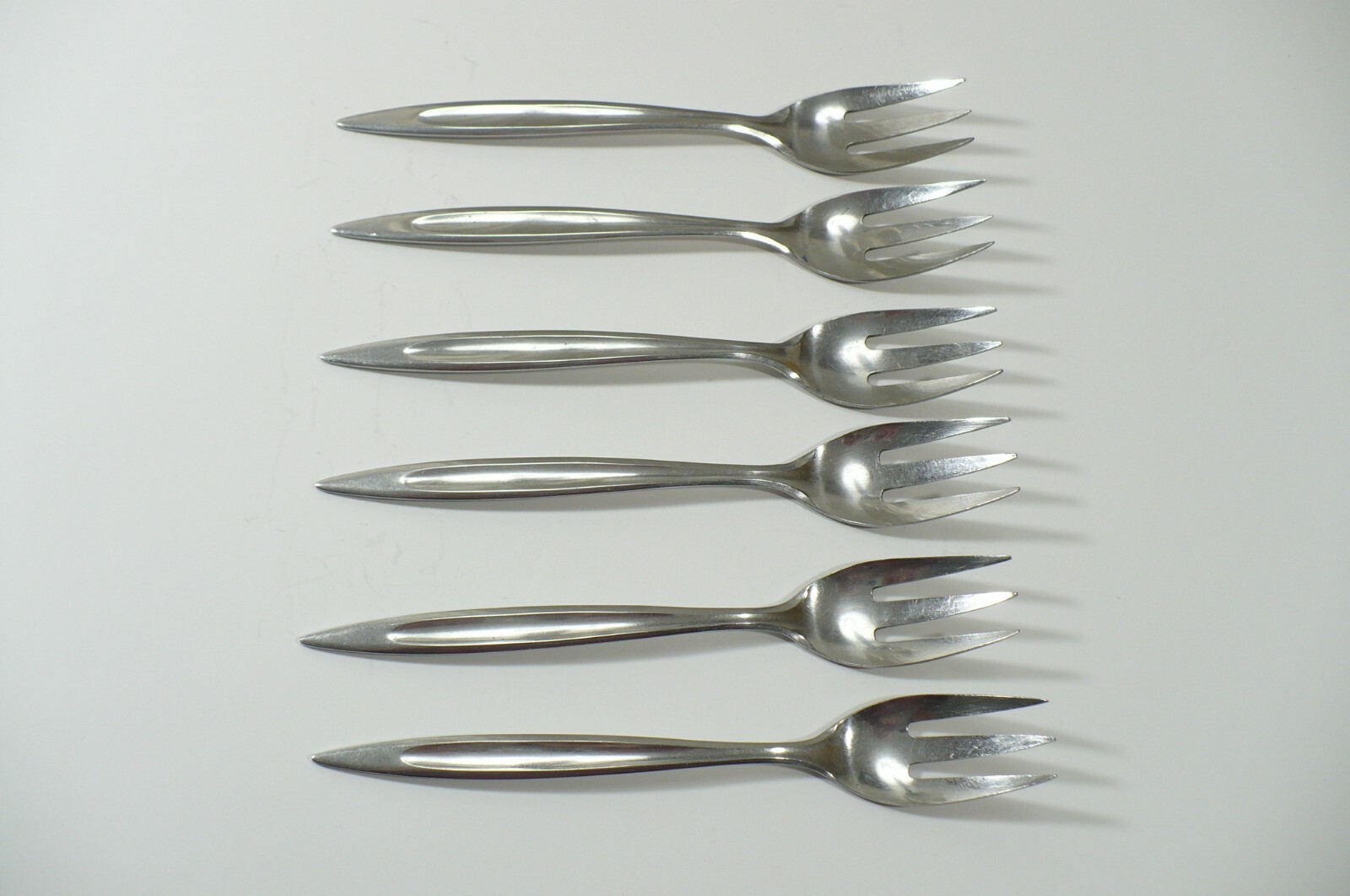 6 Linmark LNM-1 Salad Forks Mid-Century Modern Stainless Japan 6-3/4 ...