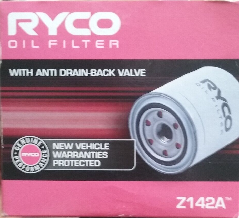 Z142A - RYCO OIL FILTER | eBay Australia