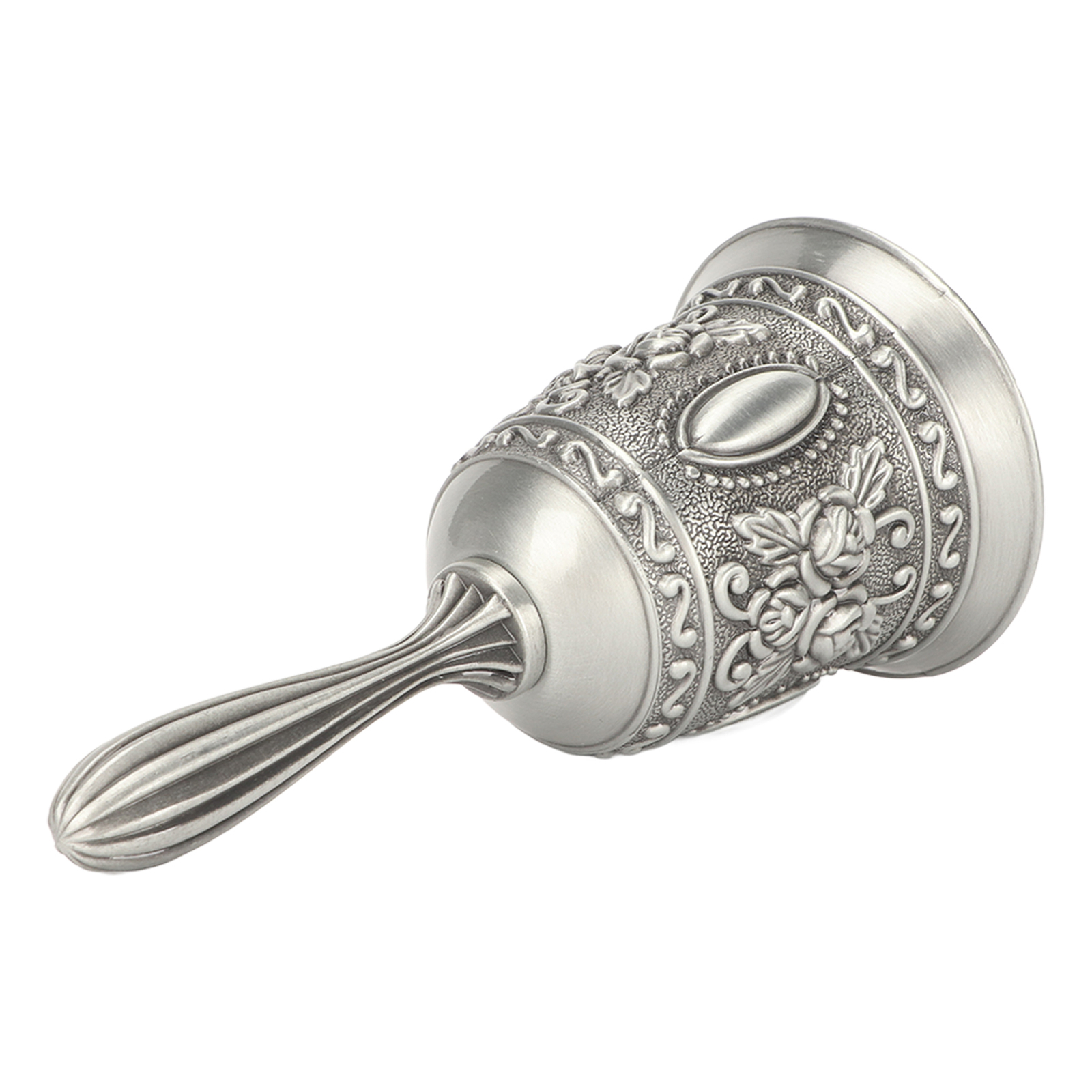 Vintage Hand Bell Flower Carving Zinc Alloy Hand Ring Bell For Bar ...