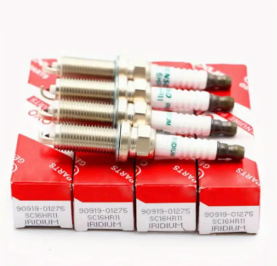 TOYOTA GENUINE SC16HR11 IRIDIUM SPARK PLUG SET 2010-2015 PRIUS 90919 ...