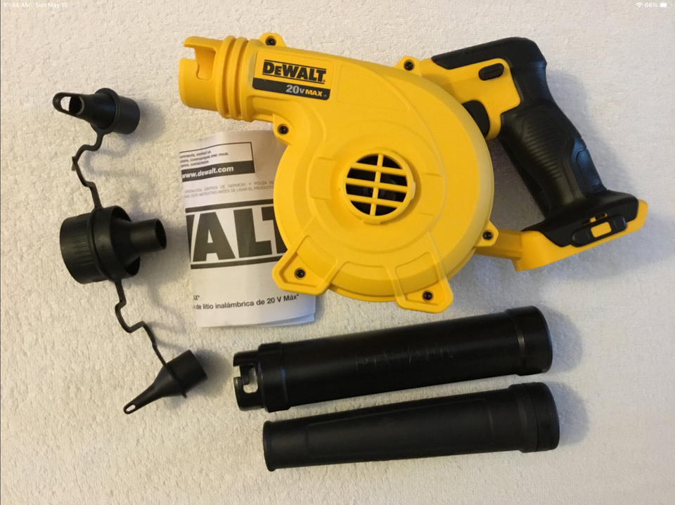 New Dewalt DCE100B 20 Volt Max Cordless Compact Blower (Bare Tool) 135 ...