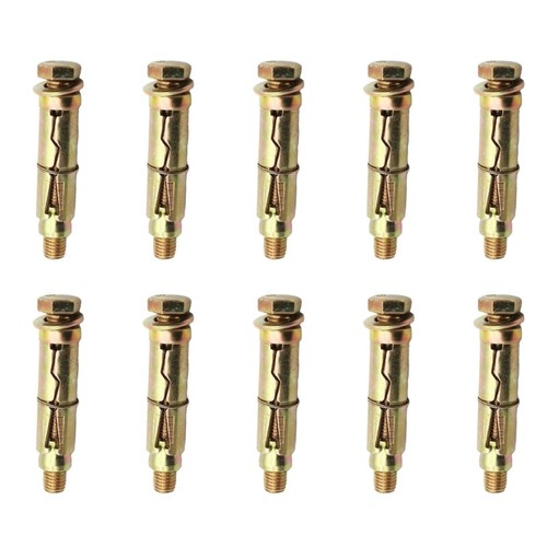 Pack of 10 M6/8/10/12 Threaded Concrete Anchors for Craft and ...
