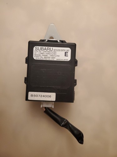 13,14,15,16,17 SUBARU XV CROSSTREK USED THEFT-Locking KEYLESS ENTRY ...