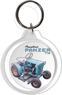 Pennsylvania Panzer T758 Garden Farm Tractor Yard Lawn Keychain Keyring ...