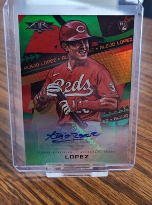 2022 Topps Fire - Alejo Lopez RC AUTO Green #63/75 - Reds | eBay