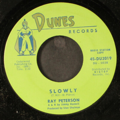 RAY PETERSON: is it wrong / slowly DUNES 7" Single 45 RPM | eBay