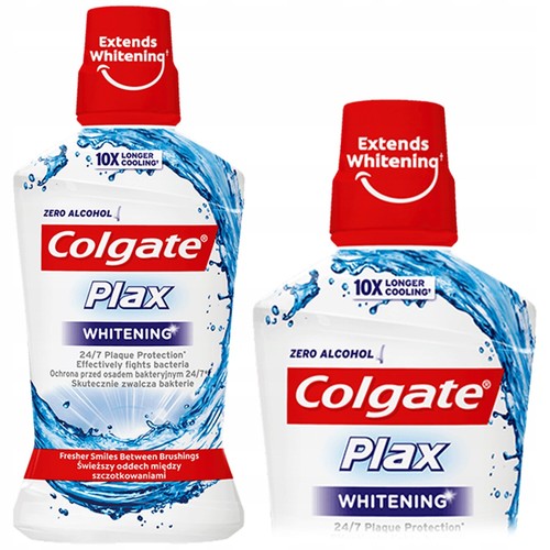 NEU Colgate Plax Aufhellung Mundwasser Whitening 500ml gegen Plaque ...