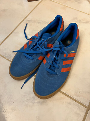 Adidas Size 13 Skateboarding Busenitz Vulc - Bluebird/Orange EXCELLENT ...