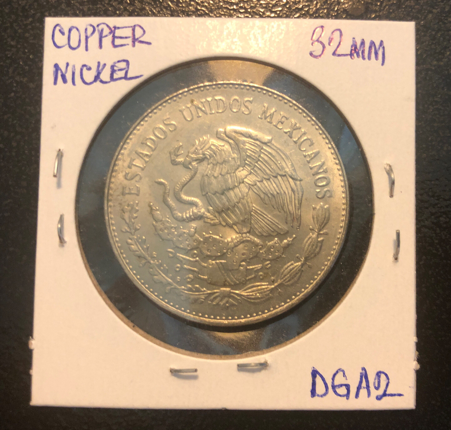 1980 Mexico 20 Pesos Copper Nickel Coin -32MM-Culture Maya ...