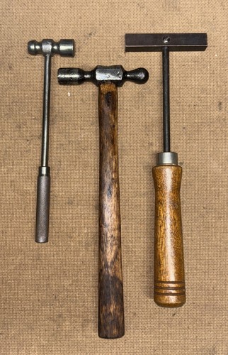 Lot Of 3 Small Vintage Hammers Machinist Mechanic Hobby Tools | eBay