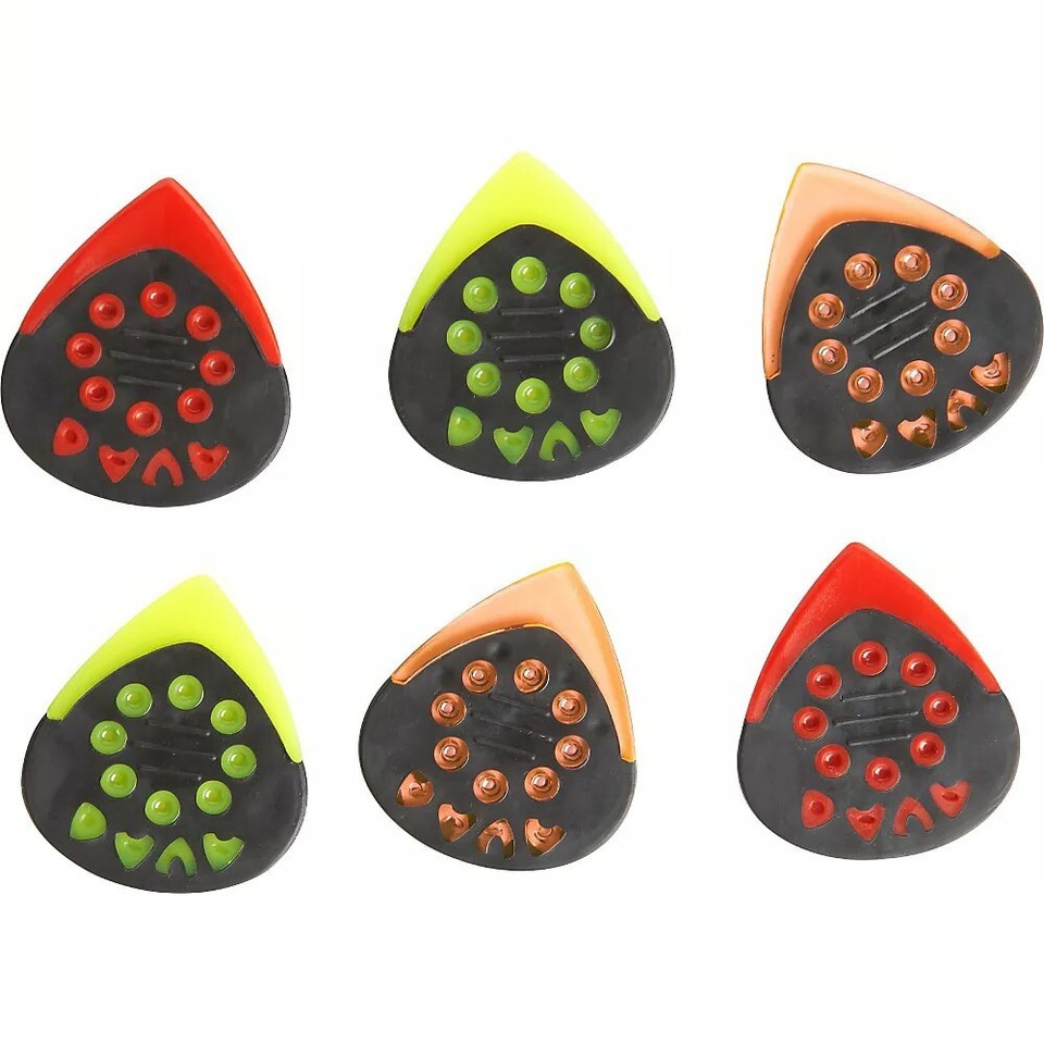 Dava Guitar PIcks Jazz Grip Tips Control Combo Pack 6-Picks | eBay